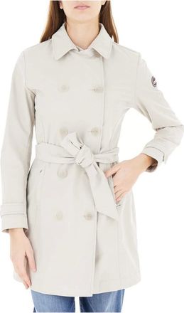 Colmar Femme, Manteaux, Blanc, Taille: 42 FR Imperm&eacute;able Trench Coat