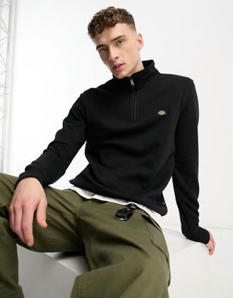 Dickies Oakport - Sweat-shirt zippé 1/4 - Noir