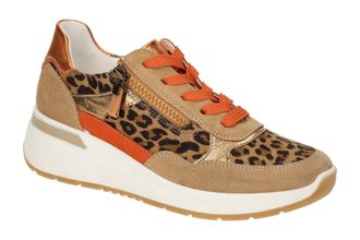 Ara Damen Garda Sneaker, Biscuit,Natur,Whisky,Poppy,Jaffa, 38.5 EU Weit