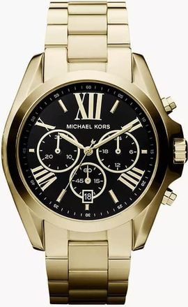 Michael Kors Bradshaw - Montre en acier inoxydable à mouvement chronographe - Doré