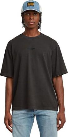 G-Star G-Star Homme T-Shirt Overdyed Center Chest Boxy, Noir (dk black gd D24780-C756-B564), L