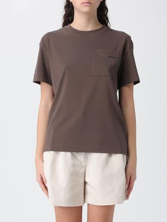 Brunello Cucinelli T-Shirt BRUNELLO CUCINELLI Femme couleur Marron