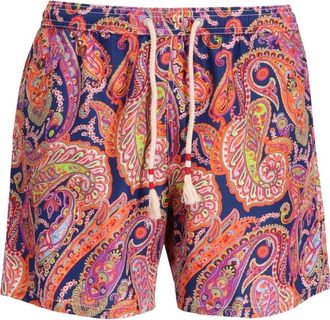 MC2 Saint Barth short de bain &agrave; imprim&eacute; cachemire - Orange