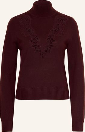 Zimmermann Pullover Valiant Aus Merinowolle Mit Spitze braun