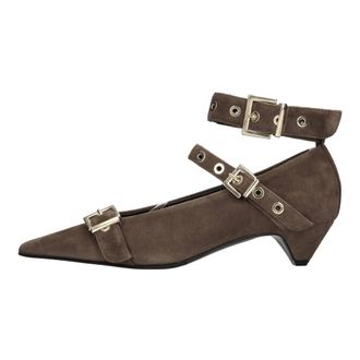 Lella Baldi Suede Pump - - Shoes - Damen - Braun - 38 EU