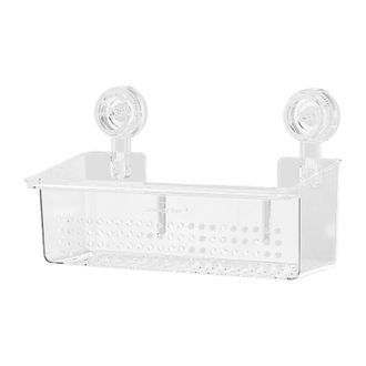 Generico Aufbewahrungsregal mit: Duschregal ohne Bohren, starker Vakuumkleberkorbhalter, platzsparende Wandmontage, oder