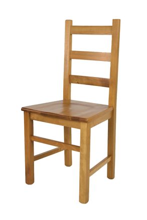 Tommychairs Tommychairs - Sedia Rustica Per Cucina Bar E Sala Da Pranzo, Robusta Struttura In Legno Di Faggio Color Rovere E Seduta In Legno