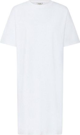 Oxmo Minikleid OXNSandy Schlichtes T-Shirt-Kleid mit Rundhals-Ausschnitt