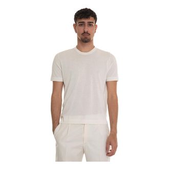 Hindustrie Crepe Jersey T-Shirt- Superleichter Stoff - - Tops - Herren - Beige - M
