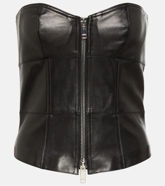 Isabel Marant Top bustier Etna en cuir