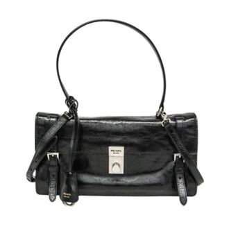 Prada Pre-owned 1Bn026 Handbag - Femme - Pre-owned - Noir - Taille: ONE Size