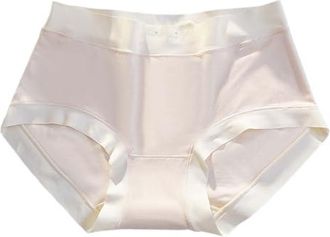 Generic Culotte sans Couture Femme Culotte Femme sans Couture Culotte Femme De Classique Grande Taille Taille Haute Soie Glac&eacute;e Gainante Sculptante Post-Gross