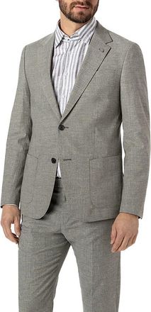 Strellson Herren Sakko grün meliert Slim Fit