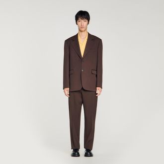 Sandro Veste oversize en laine