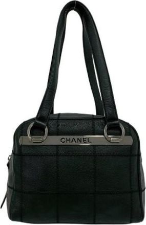 Chanel Sac bandouli&egrave;re vintage doccasion - Femme - Pre-owned - Noir - Taille: ONE Size
