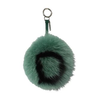 Fendi Pre-owned Pompon &agrave; Initiales - Femme - Pre-owned - Vert - Taille: ONE Size