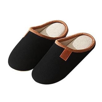 Generic Pantoufles dhiver chaudes et confortables en forme de nuage avec doublure en mousse &agrave; m&eacute;moire de forme - Pantoufles en feutre pour une utilisation en 