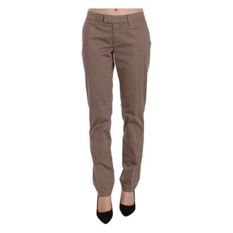 Dondup Gerade geschnittene Hose mit niedriger Taille - - Trousers - Damen - Braun - W31