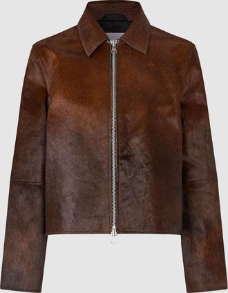 Samsøe & Samsøe Veste Salylo Dark Brown Dip Dye
