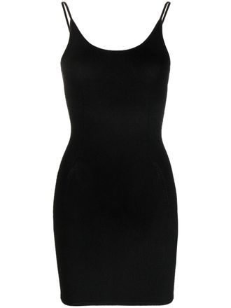 Dion Lee robe courte &agrave; fines bretelles - Noir
