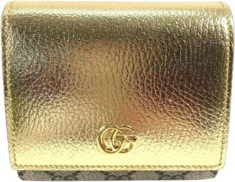 Gucci Portefeuille Bi-fold Vintage Pre-owned - Femme - Pre-owned - Jaune - Taille: ONE Size