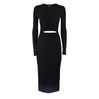 Diesel Stilvolles Strickkleid - - Dresses - Damen - Schwarzk - M