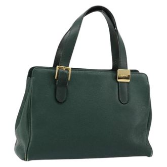 Burberry Sac &agrave; main Pre-owned - Femme - Pre-owned - Vert - Taille: ONE Size