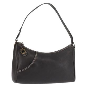 Ferragamo Sac bandouli&egrave;re en cuir Pre-owned - Femme - Pre-owned - Brun - Taille: ONE Size
