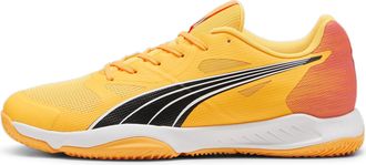 Puma Unisex Adults Eliminate Turbo Indoor Court Shoe, Sun Stream-Sunset Glow-PUMA Black, 48 EU