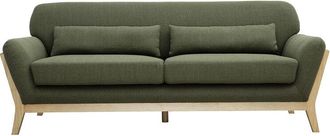 Miliboo Miliboo - Sofa skandinavisch 3 Pl&auml;tze Khaki yoko