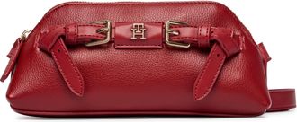 Tommy Hilfiger Handtasche Tommy Hilfiger Th Buckle AW0AW19511 Rot