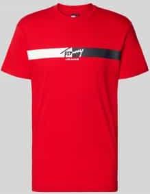 Tommy Jeans Regular Fit T-Shirt aus reiner Baumwolle