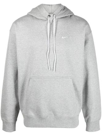 Nike Hoodie mit Logo-Stickerei - Grau