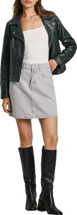 Pepe Jeans London Damen Mini Skirt Hw Cloud Baby Rock, Blau (Denim), 34