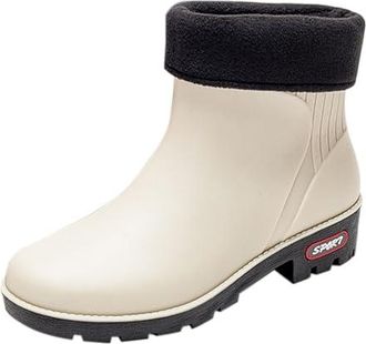 Generico Bottines tendance automne-hiver au design ergonomique pour climat humide avec adh&eacute;rence am&eacute;lior&eacute;e. Bottes confortables pour la marche, respirantes et 