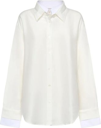 Acne Studios Femme, Blouses et Chemises, Blanc, Taille: 36 FR Layered Shirt