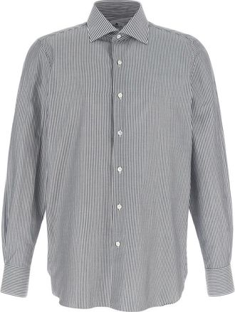 Finamore Chemise 1925 - Homme - Chemises - Bleu - Taille: 2XL