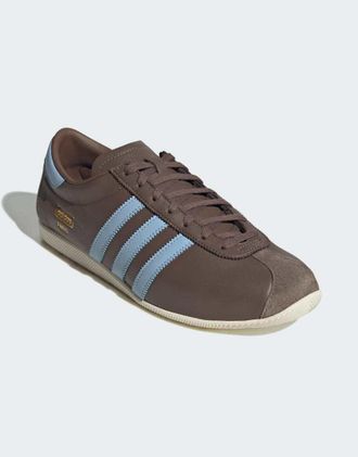 adidas Originals Paris - Schuhe in Braun/Klarer Himmel-Gr&uuml;n