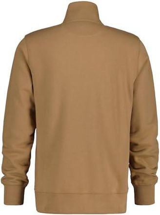 GANT Gant Sweat-Shirt à Fermeture éclair pour Homme Reg Shield, Kaki Chaud., L