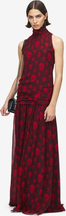 Alexander McQueen Skull Print Abendkleid - Item 858541QCAMN5148