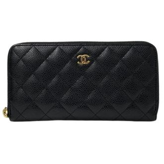 Chanel Pre-owned Matelasse Lang Wallet (Bifold) - - Pre-owned - Damen - Schwarzk - ONE SIZE