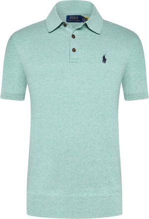 Ralph Lauren Softes Feinstrick-Poloshirt aus Baumwolle mit Pony-Stickerei in