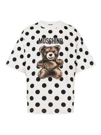 Moschino t-shirt à imprimé Teddy Bear - Blanc