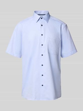 Eterna Modern Fit Kurzarmhemd mit Knopfleiste