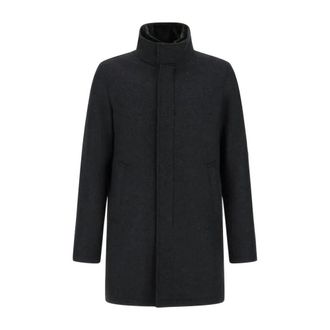 Herno Homme, Manteaux, Noir, Taille: M Carcoat