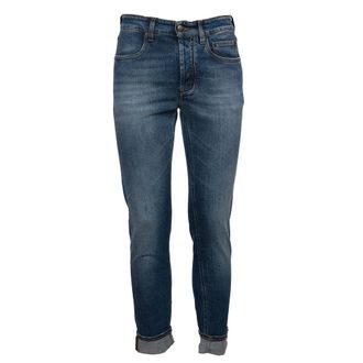 Siviglia Baumwoll Marotta Hose mit 5 Taschen - - Jeans - Herren - Blau - W38