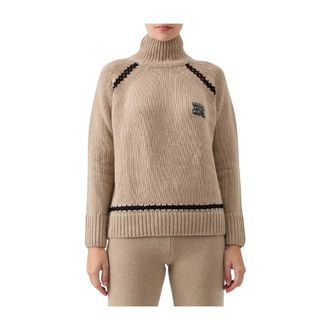 Ermanno Scervino Lupetto Rollkragenpullover - - Knitwear - Damen - Beige - S