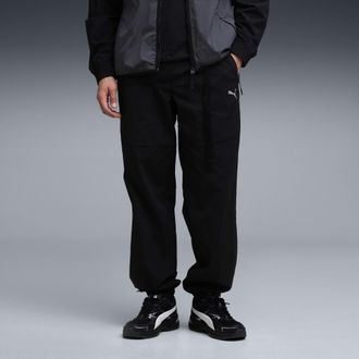 Puma Pantalon d&eacute;contract&eacute; dhiver PUMATECH Homme, V&ecirc;tements, Noir, XL