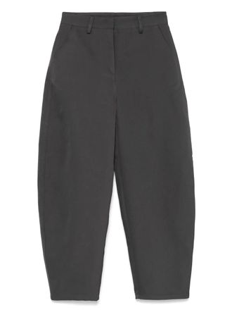 Ganni pantalon Curved - Gris