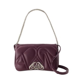 Alexander McQueen Kleine Ledertasche - Night Shade - - Bags - Damen - Rot - ONE SIZE
